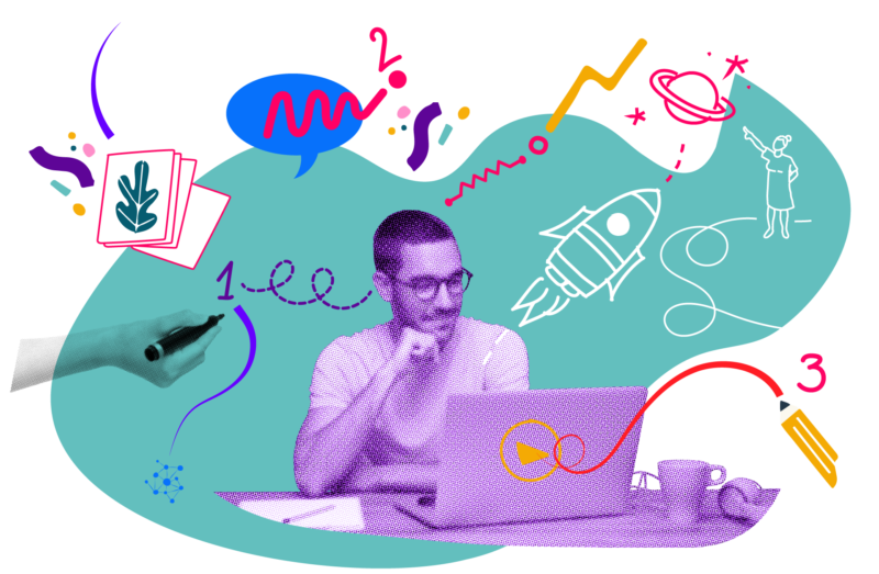 Video scribing, visual recording, visual facilitation